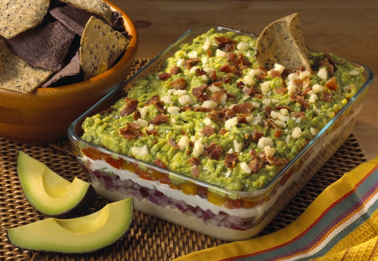 Super Dip: Game-Winning Layered Guacamole Dip - AmongMen