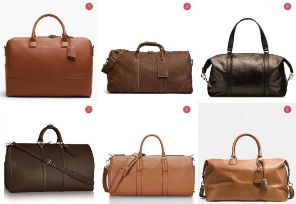 Man Essentials: Leather Duffel Bag - AmongMen