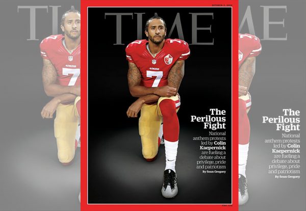 NFL Quarterback Colin Kaepernick’s Protest Makes The Cover Of Time ...
